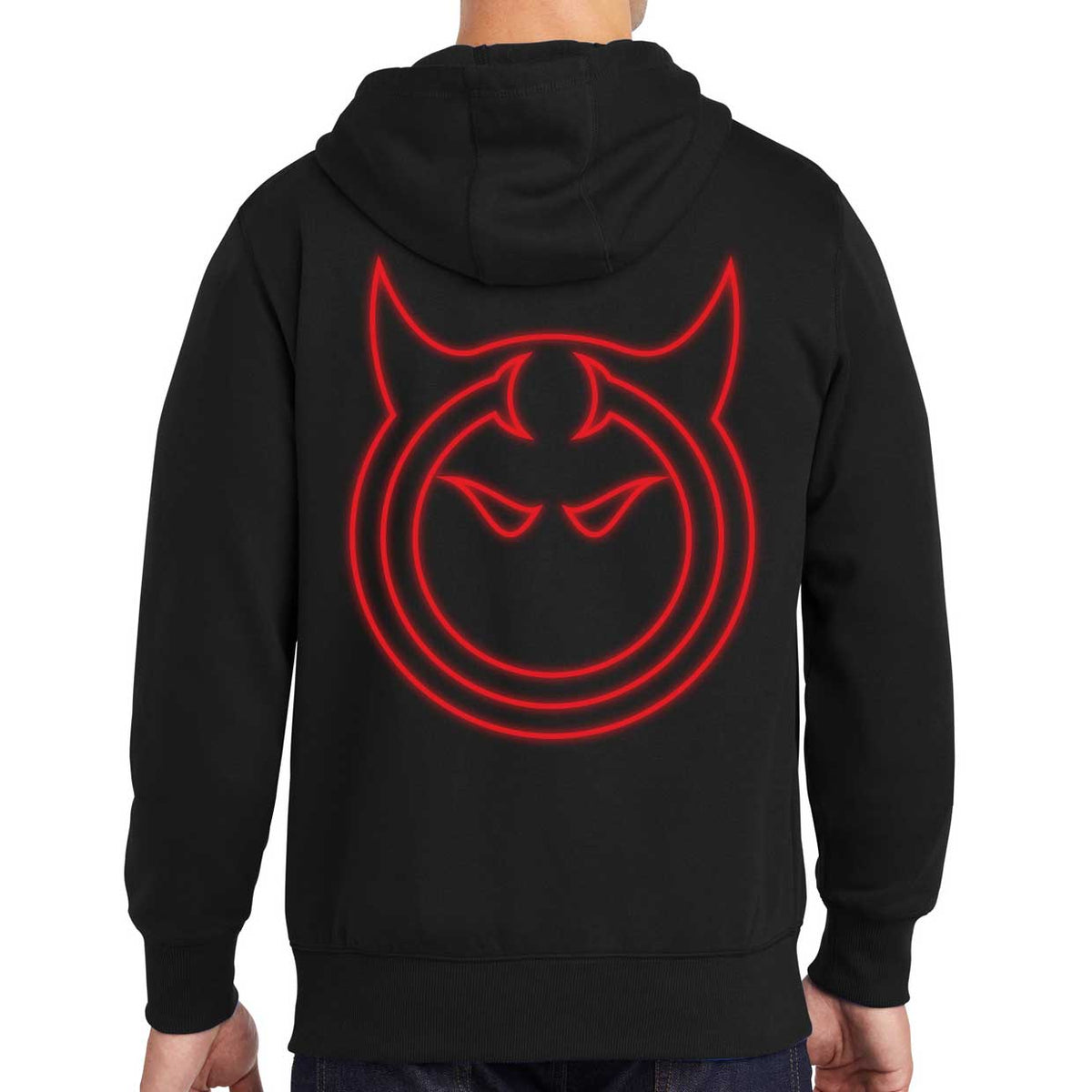 Neon Devil | Hoodie | Black – Scam Skate Shop
