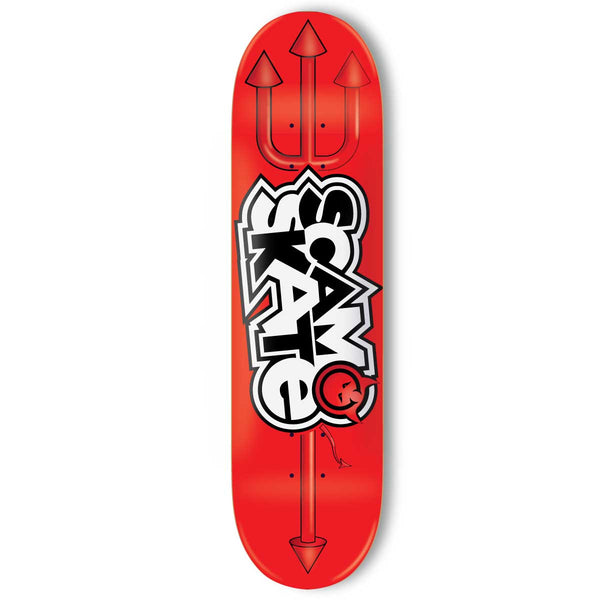 2023 Devil Stick Red | Deck | All Sizes – Scam Skate Shop